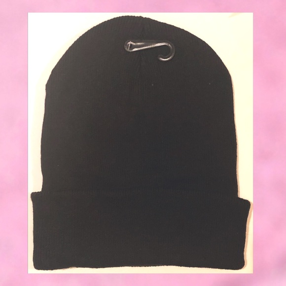 Accessories | Cold Af Winter Fleece Lined Black Hat | Poshmark